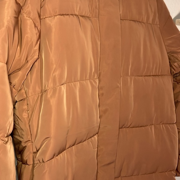 Amazon | Jackets & Coats | Nwt Womens Light Brown Long Puffer Jacket ...